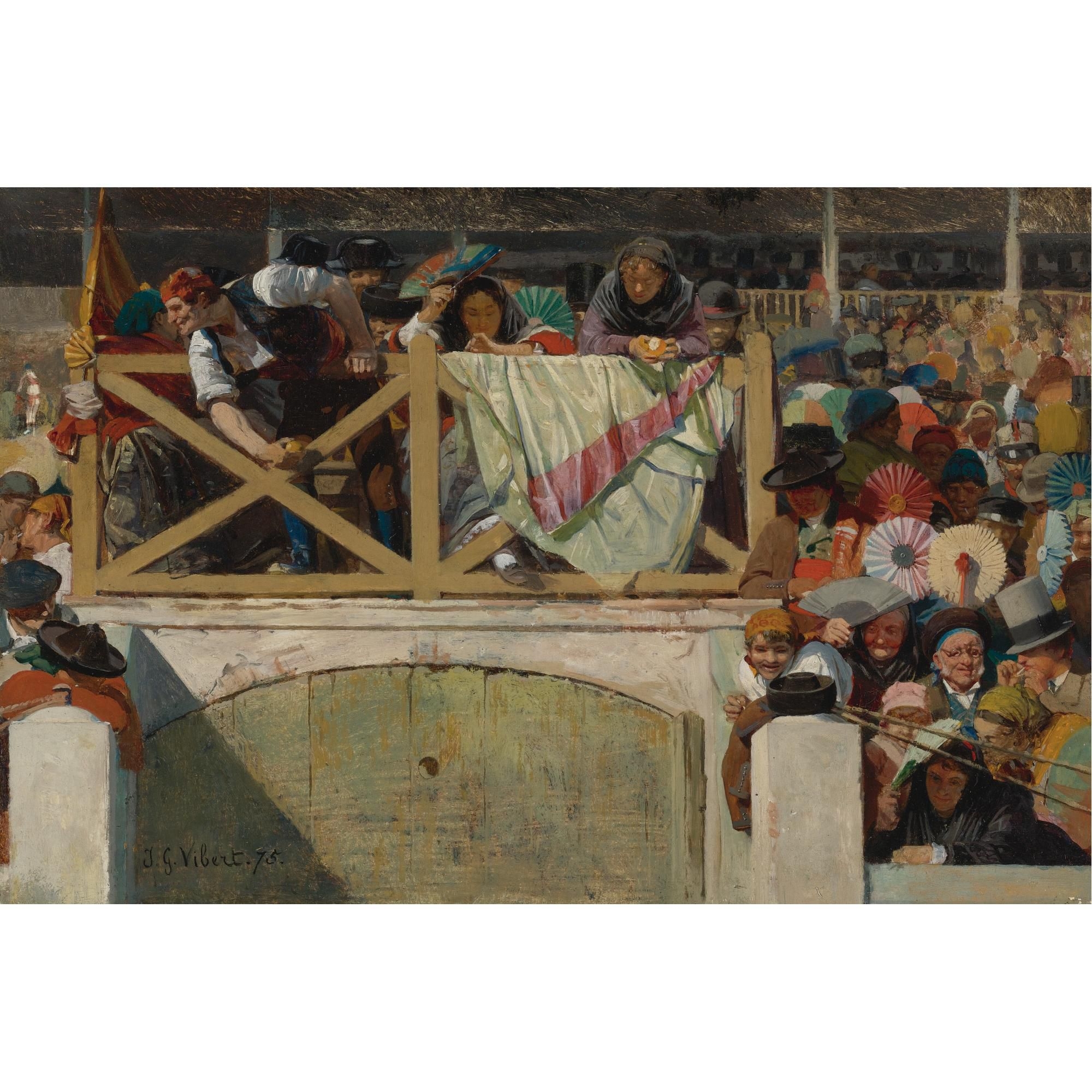 Jehan Georges Vibert | At the Corrida | MutualArt