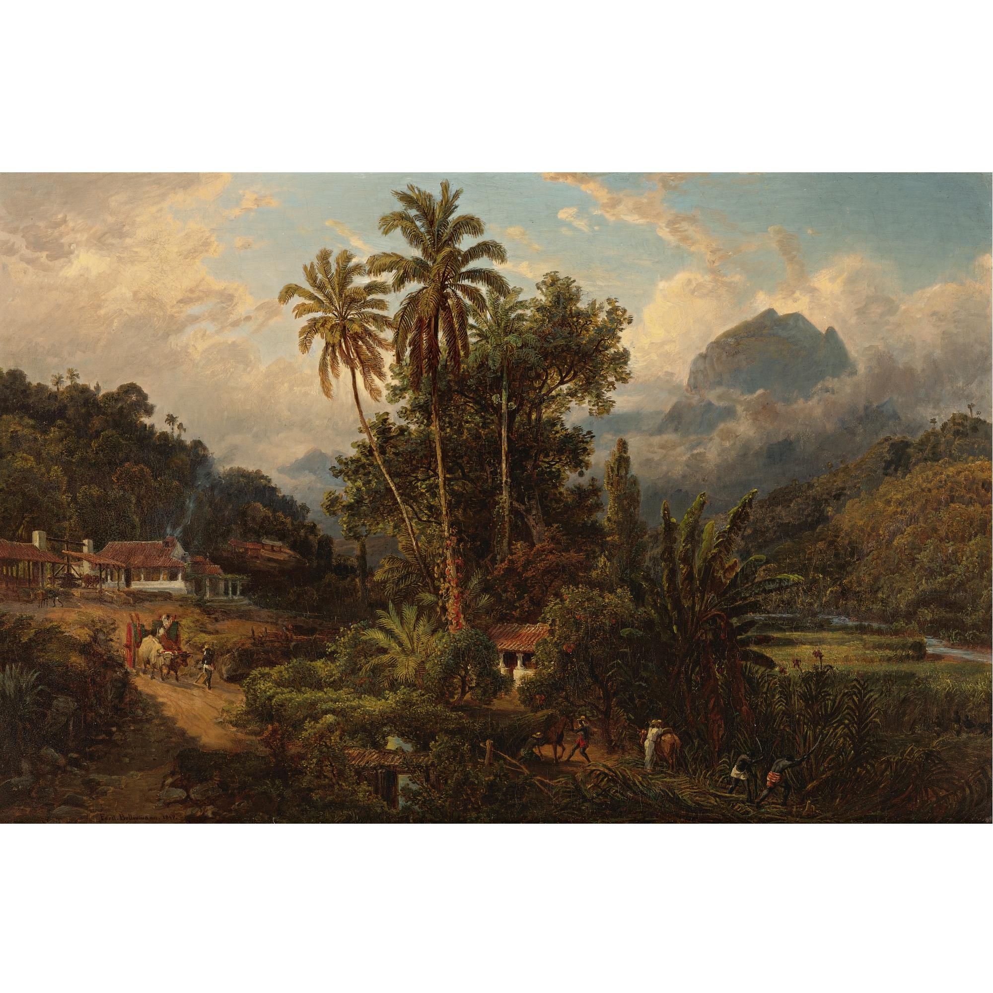 Ferdinand Bellermann | Hacienda de San Esteban de Puerto Cabello ...