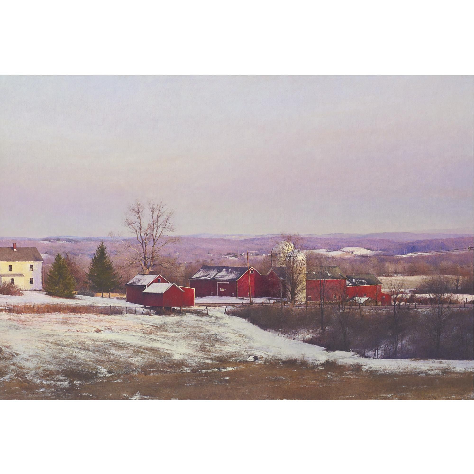 Peter Poskas | Snow Squalls, Parmelee Farm, Prelude to Spring (1989 ...
