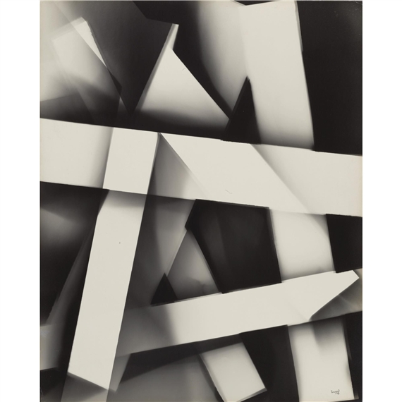 Arthur Siegel | photogram (bars and shadows) | MutualArt