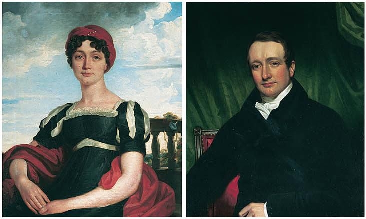 George Clint | PORTRAIT OF LADY SUFFIELD (1836) | MutualArt