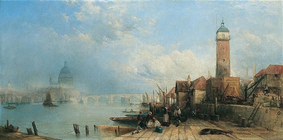 Thomas Creswick | blackfriars bridge | MutualArt