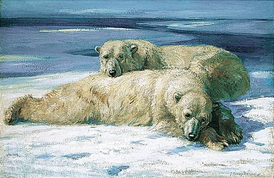 John Murray Thomson | polar bears | MutualArt
