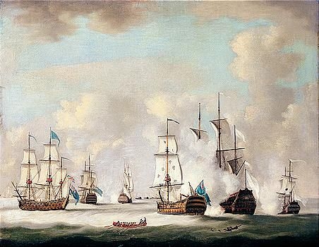 Richard Paton | the battle of lagos bay, 1759 | MutualArt