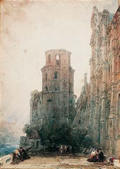 David Roberts | THE SHOT TOWER, CHARING CROSS BRIDGE, LONDON | MutualArt