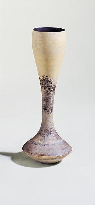 Hans Coper | the thrown and assembled form glazed with stains and ...