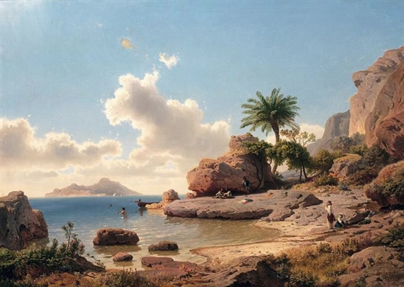 Albert Flamm | ANSICHT VON CAPRI (CAPRI) | MutualArt