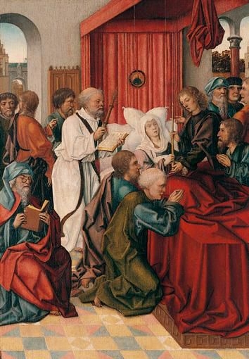 Joos Van Cleve | THE DEATH OF THE VIRGIN | MutualArt