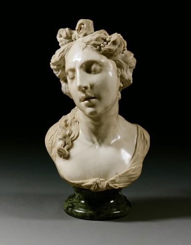 Filippo Parodi | A LATE 17TH CENTURY WHITE MARBLE BUST OF LUCRETIA ...