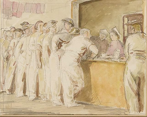 Henry Lamb | NAAFI BREAK | MutualArt