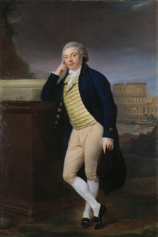 Anton von Maron | PORTRAIT OF SIR THOMAS STAPLETON, 6TH BT. (1766-1831 ...