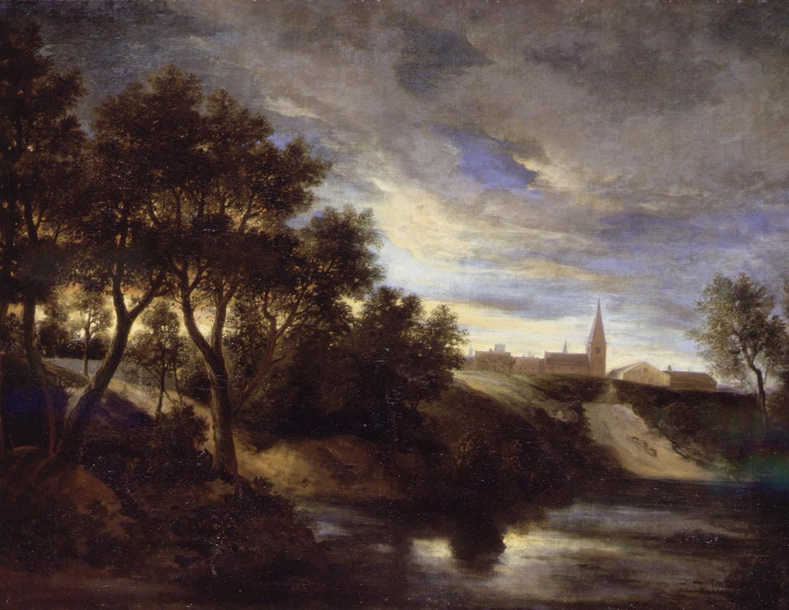 Jan Lievens | EVENING LANDSCAPE | MutualArt