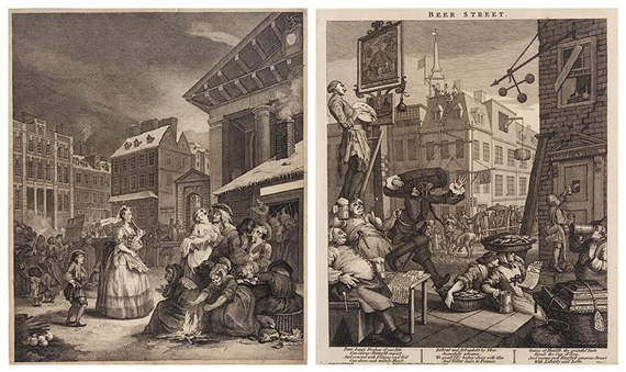 William Hogarth | A FINE AND RARE COLLECTION OF ENGRAVINGS AND ETCHINGS ...