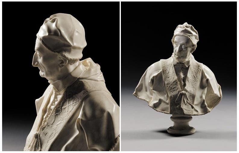 Pietro Bracci | A MARBLE BUST OF POPE BENEDICT XIII (1649-1730) | MutualArt