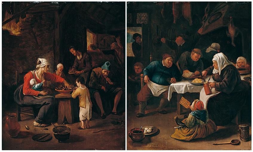 Jan Steen | a pair, the first signed with a strengthened signature ...