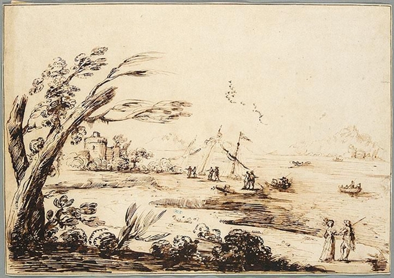 Il Guercino | pen and brown ink | MutualArt
