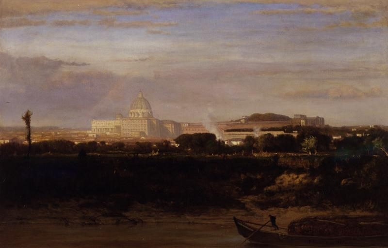 George Inness | SUNSET | MutualArt