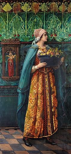 Thomas Ralph Spence | LADY WITH A BOWL OF FRUIT | MutualArt