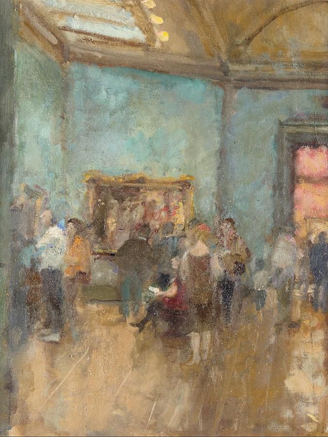 Bernard Dunstan | AT THE NATIONAL GALLERY | MutualArt