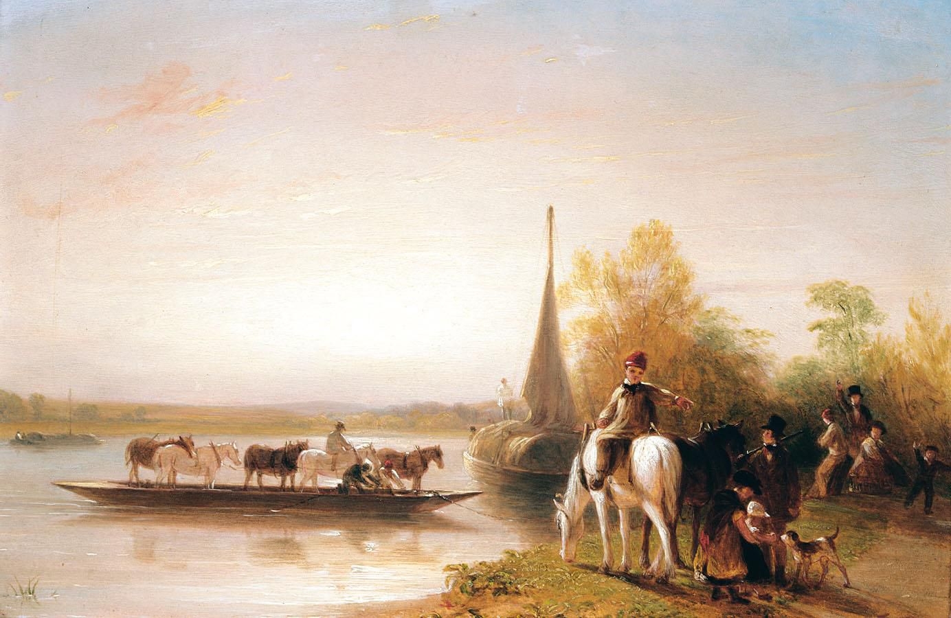 William Frederick Witherington | THE FERRY | MutualArt