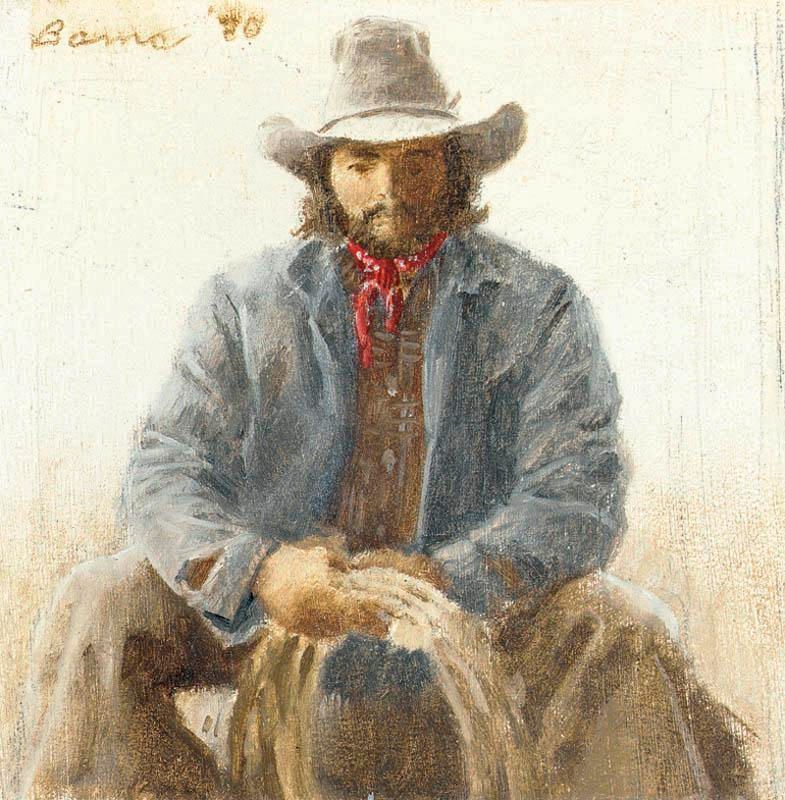 James Bama | PORTRAIT OF A COWBOY | MutualArt
