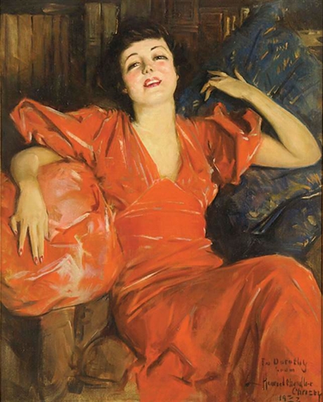 Howard Chandler Christy | DOROTHY IN A RED DRESS | MutualArt