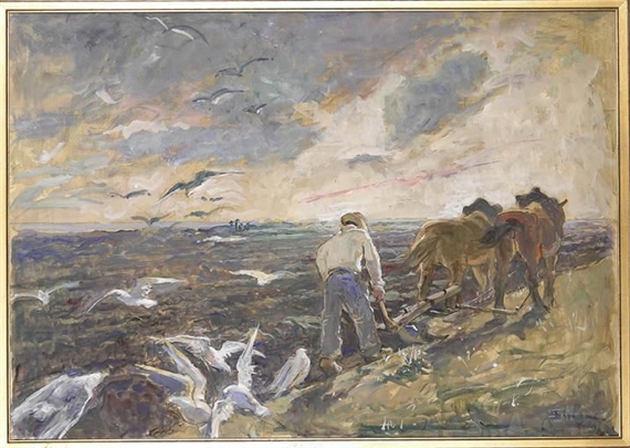Lucien Simon | LE LABOUREUR | MutualArt