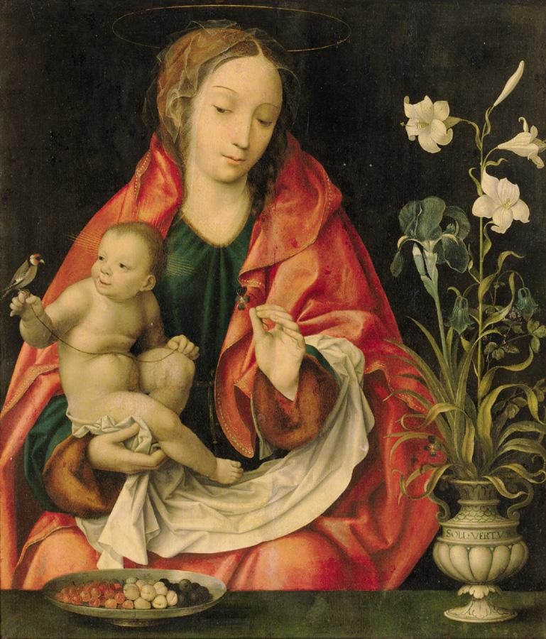 Joos Van Cleve | THE VIRGIN AND CHILD | MutualArt