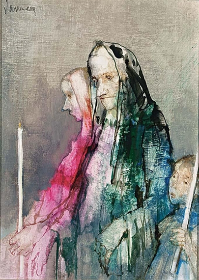 Jean Jansem | LA PROCESSION | MutualArt