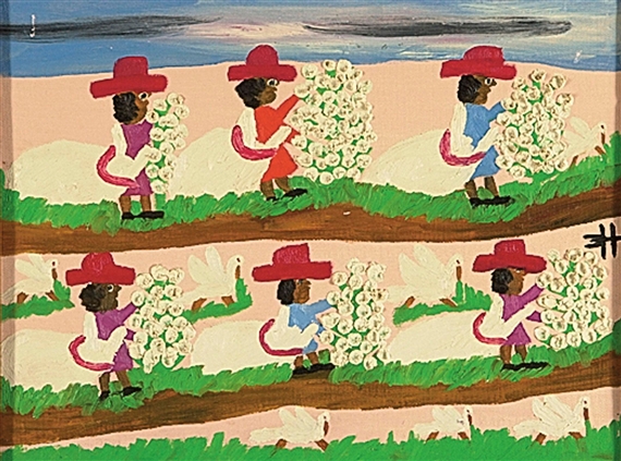 Clementine Hunter Cotton Picking Mutualart