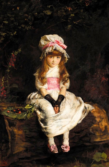 John Everett Millais | CHERRY RIPE | MutualArt