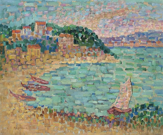 Charles Angrand | LE PETIT PORT | MutualArt