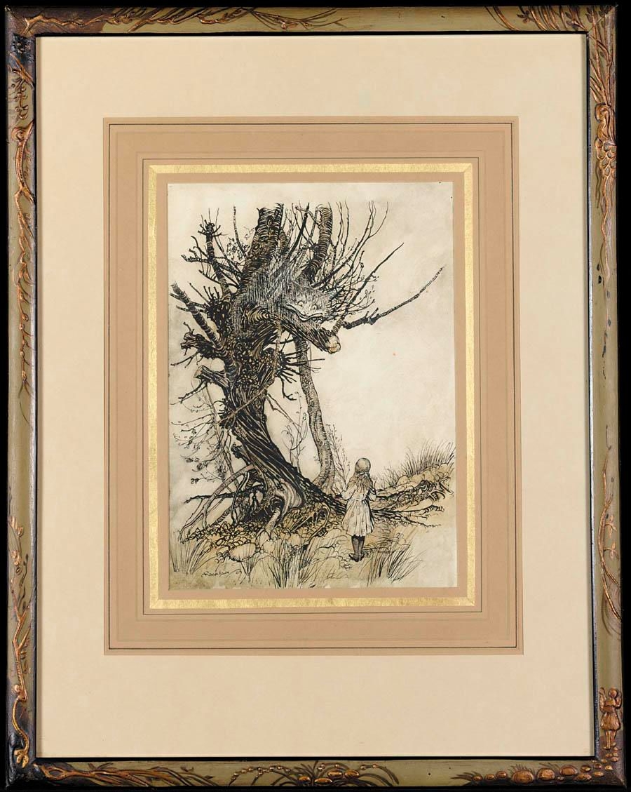 Arthur Rackham | ALICE AND THE CHESHIRE CAT - ALICE IN WONDERLAND ...