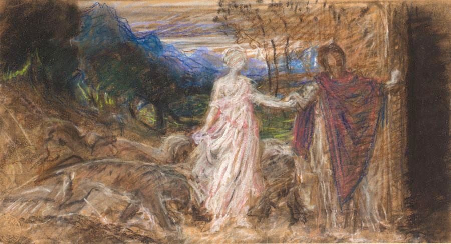 Sir William Blake Richmond | STUDY FOR THE RESURRECTION: ORPHEUS AND ...