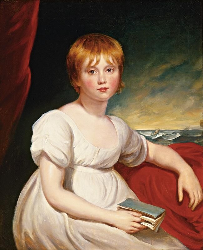 Martin Archer‏ Shee | PORTRAIT OF MISS ELIZABETH JOHNSON | MutualArt