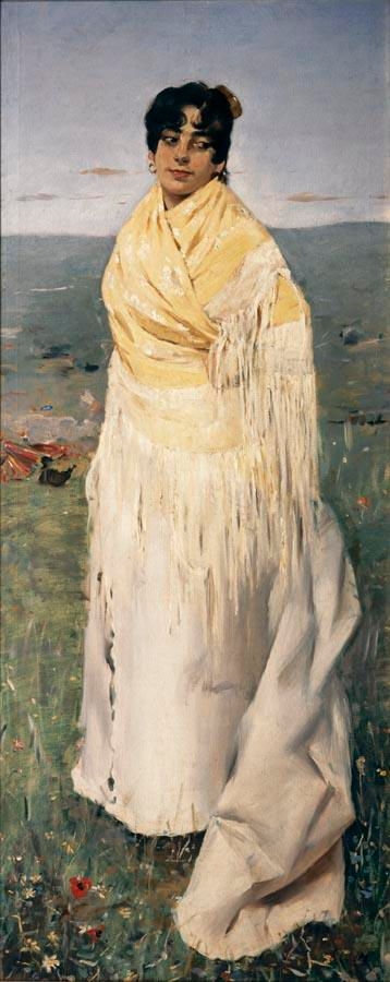 Ramón Casas | RETRATO DE ELISA CASAS (PORTRAIT OF ELISA CASAS) | MutualArt