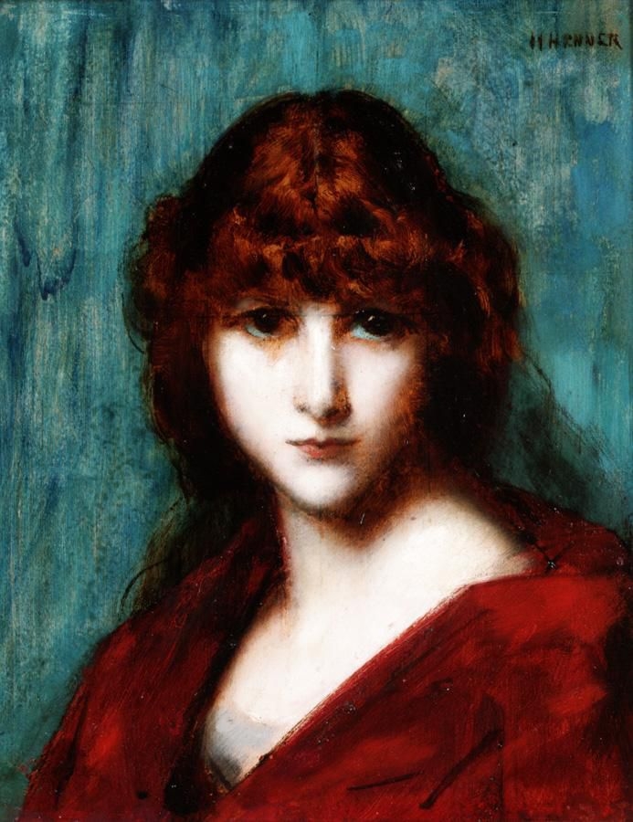Jean-Jacques Henner | HEAD OF A GIRL | MutualArt