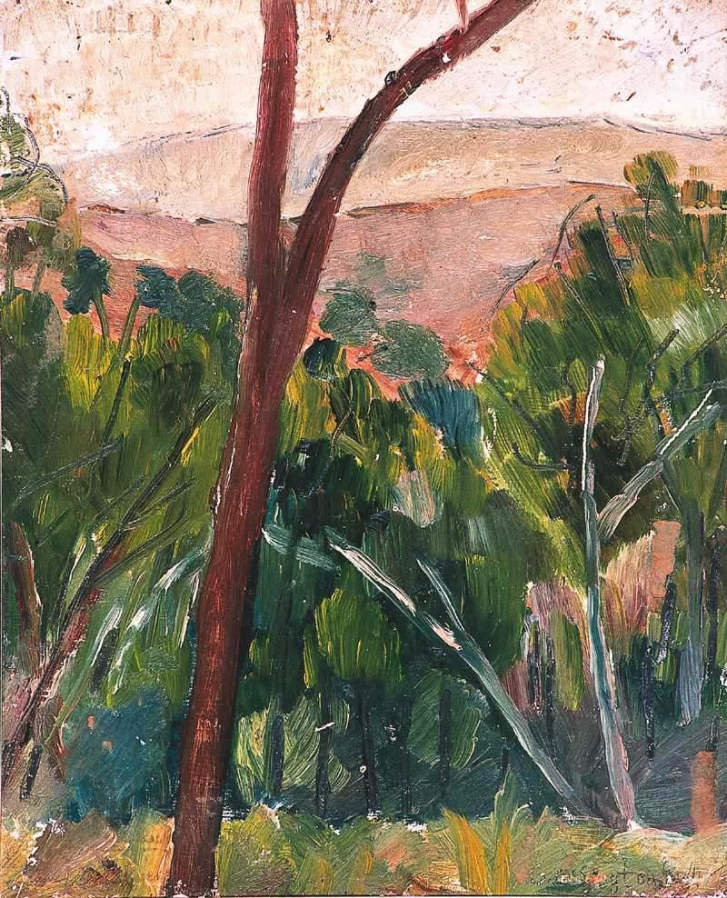 Grace Cossington Smith | BUSH AND MOUNTAINS | MutualArt
