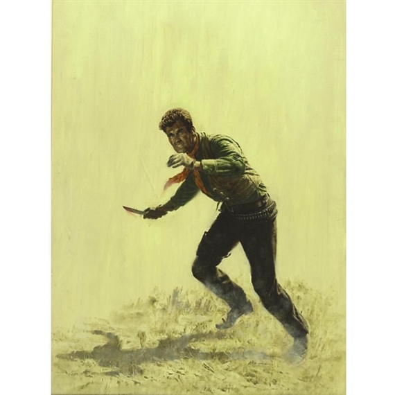 James Bama | COVER ILLUSTRATION FOR `KID RODELO' | MutualArt