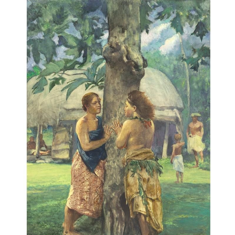 John La Farge | PORTRAIT OF FAASE, THE TAUPO OF FAGALOA BAY, SAMOA ...