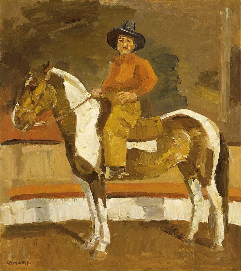 Kees Maks | WOMAN IN EVENING DRESS | MutualArt