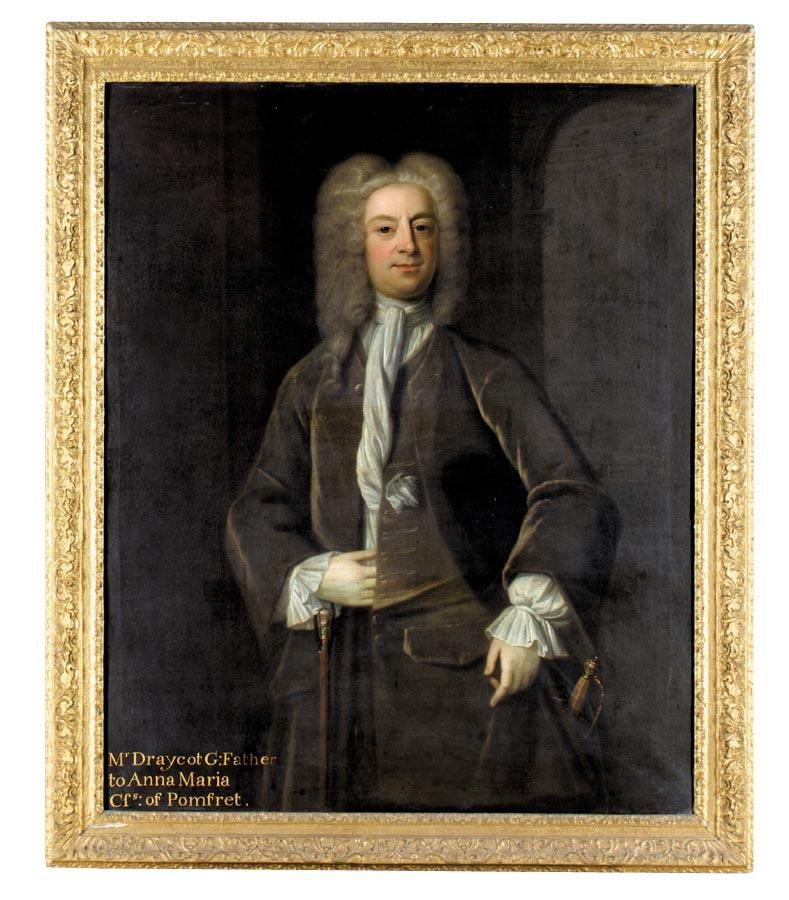 Charles Jervas | PORTRAIT OF WILLIAM DRAYCOTT OF CHELSEA | MutualArt