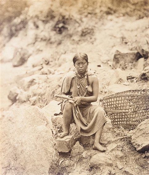 Samuel Bourne | DARJEELING. LEPCHA WOMAN, 1869 | MutualArt