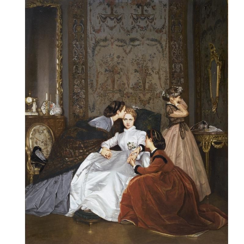 Auguste Toulmouche | FRENCH, 1829-1890 LA FIANCÉE HÉSITANTE (THE ...