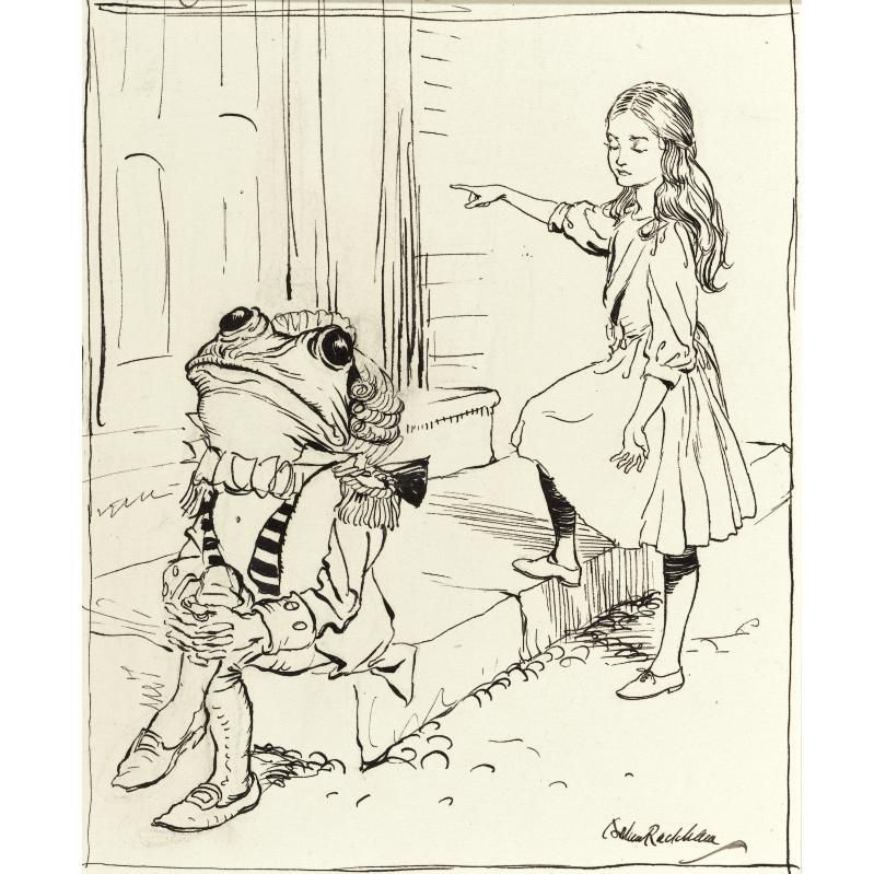 Arthur Rackham | BRITISH, 1867-1939 GULLIVER VISITING WITH THE ...