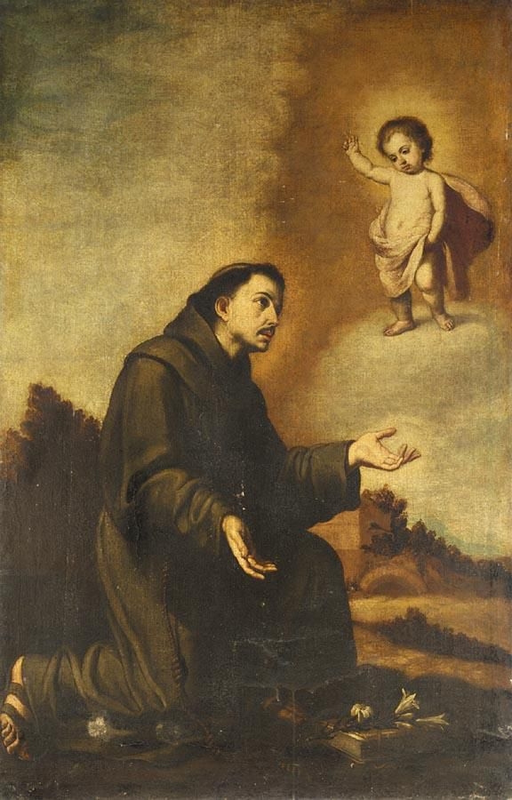 Bartolomé Estebán‏ Murillo | THE CHRIST CHILD APPEARING TO SAINT ...