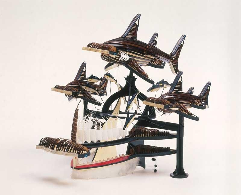 Ken Thaiday | BEIZAM (HAMMERHEAD SHARK) HEADDRESS 1999 | MutualArt