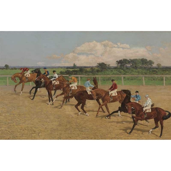 Henry Stull | AMERICAN, 1851-1913 THE START | MutualArt