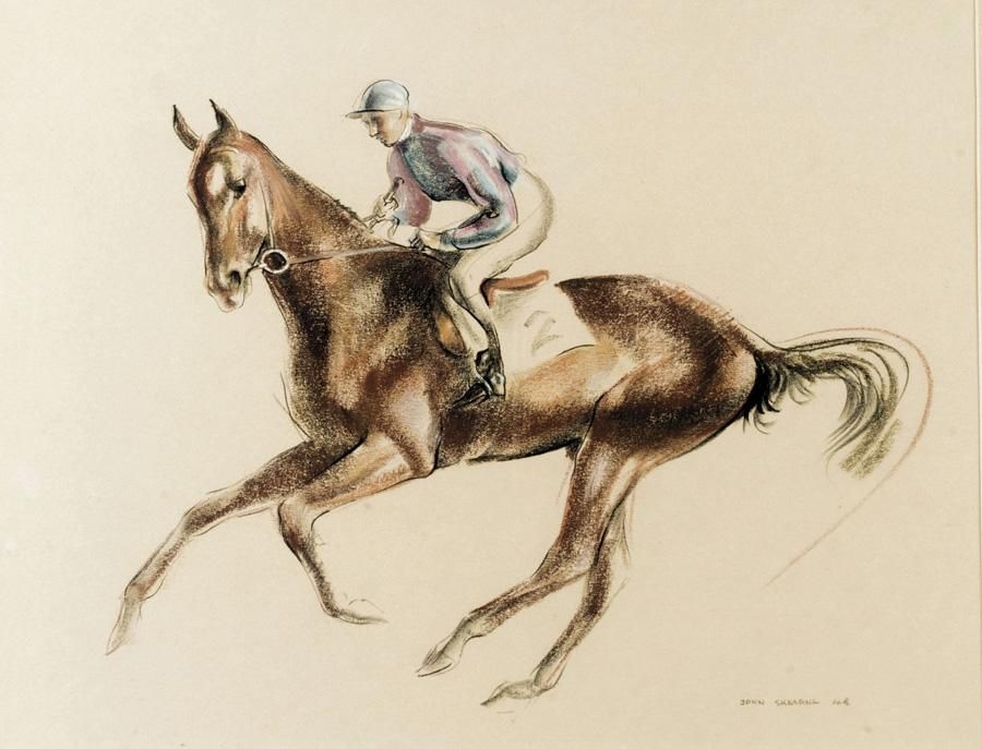 John Rattenbury Skeaping | CANTERING TO THE START | MutualArt