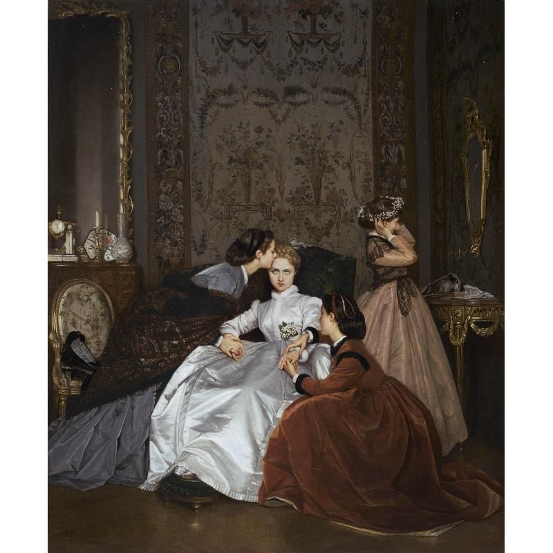 Auguste Toulmouche | FRENCH, 1829-1890 LA FIANCÉE HÉSITANTE (THE ...